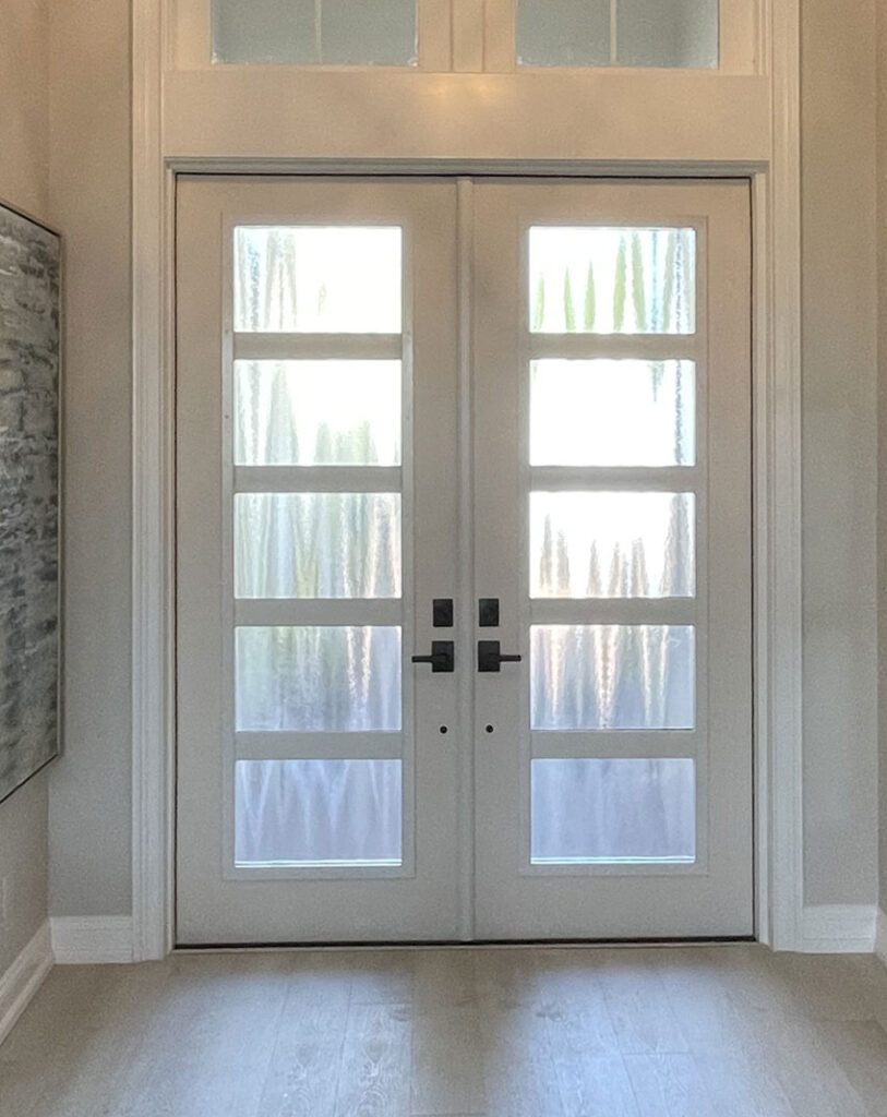 Glass Door Inserts in Fort Myers, Naples, Punta Gorda FL